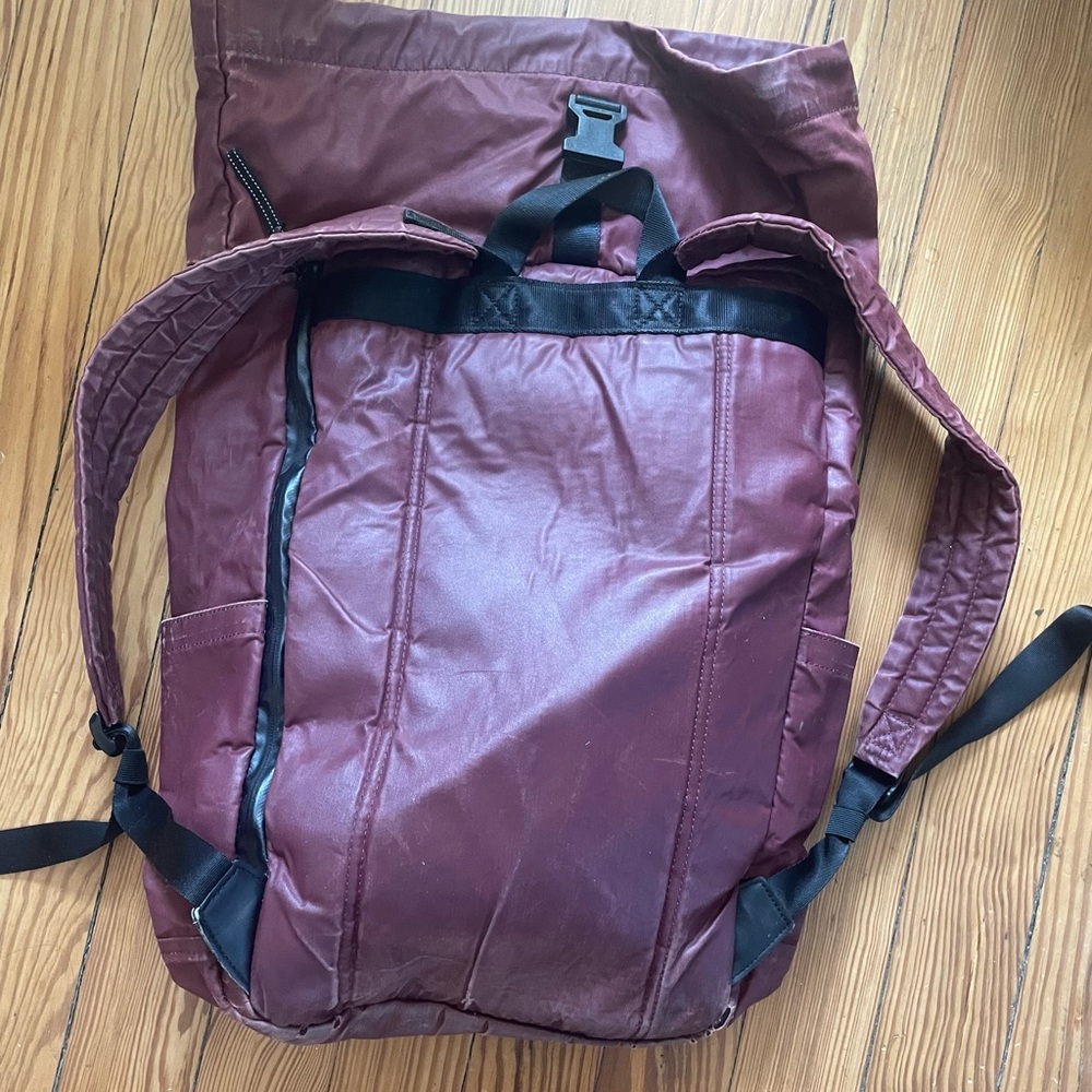 Timbuk2 Roll Top Backpack In Maroon - Gem
